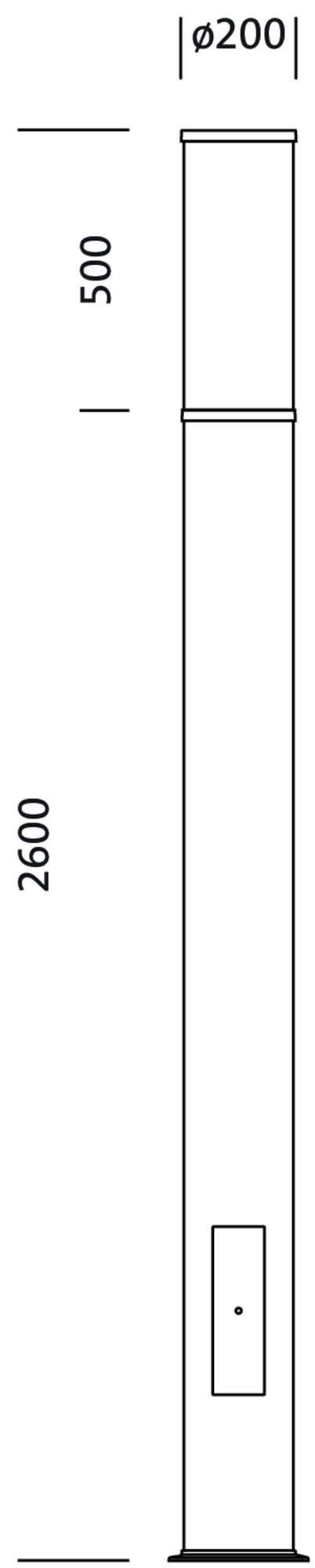 City-Light 260 iQ, PL1.2s, symmetric wide distribution, transparent ...