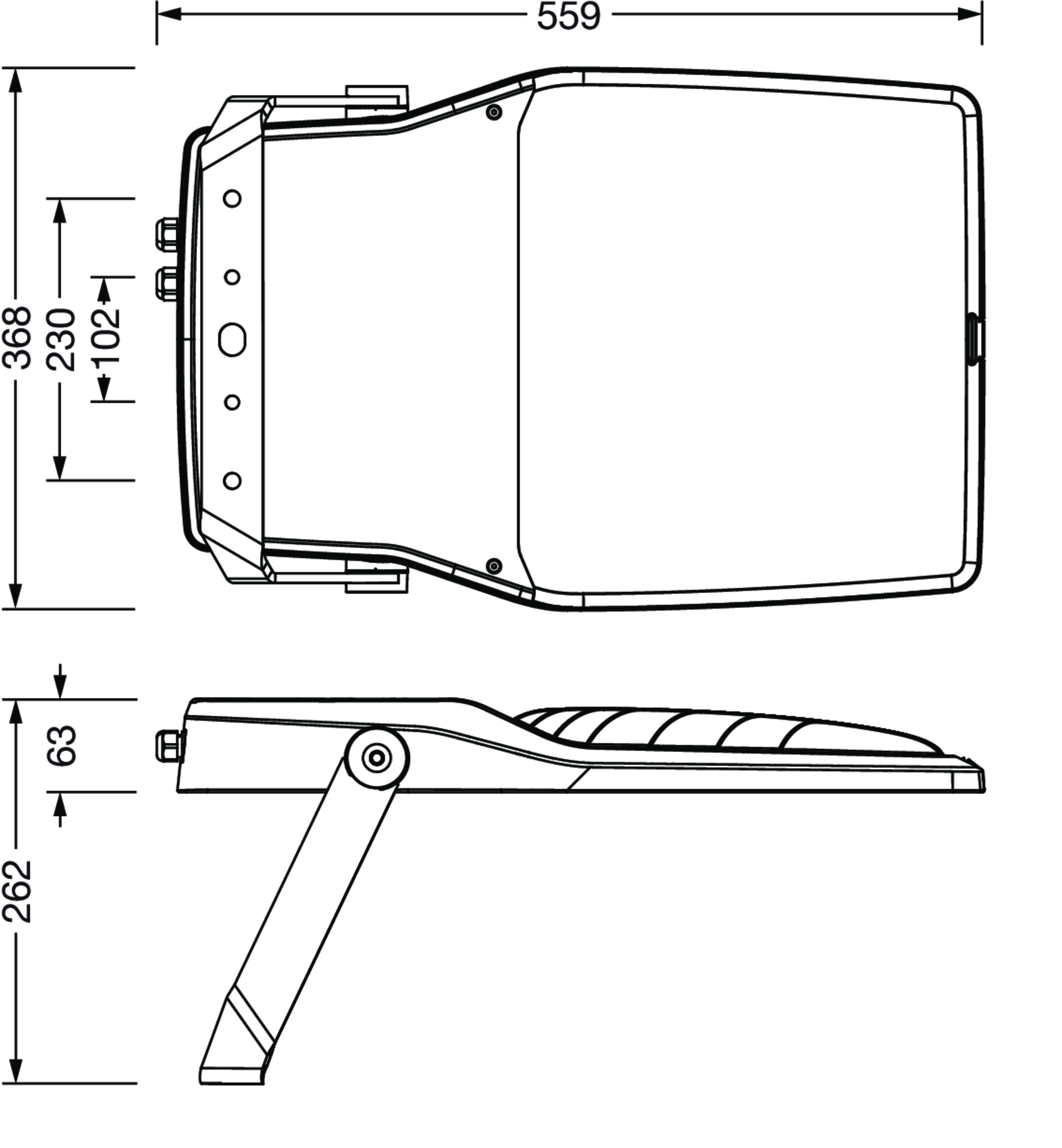 Floodlight FL 21 iQ midi, PL64, direct distribution | SITECO